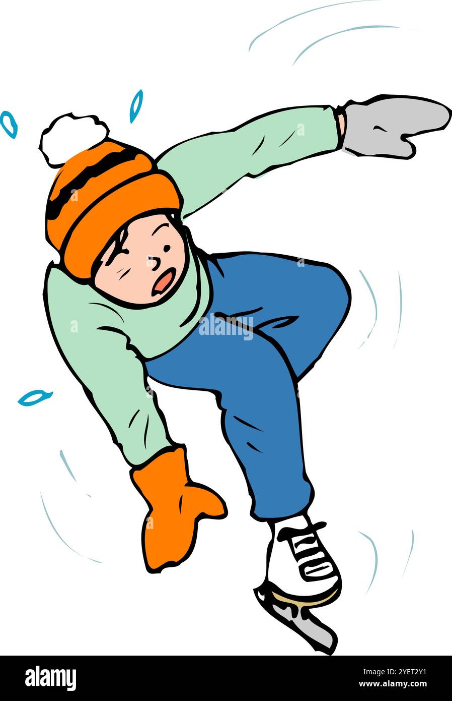 Skating falling hi-res stock photography and images - Alamy