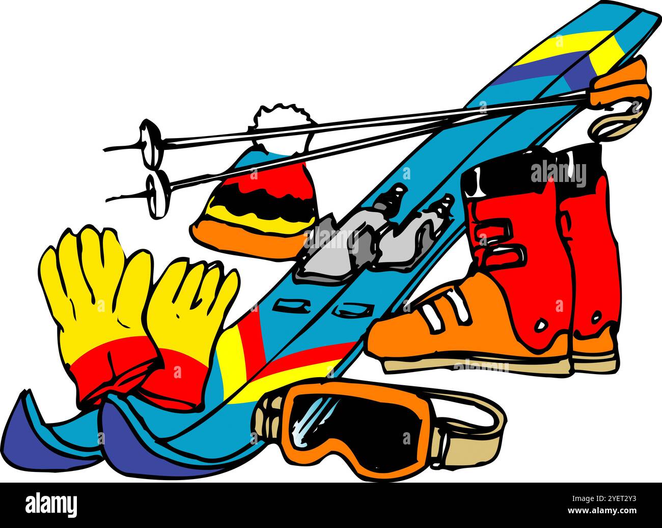 Skiing tool hi-res stock photography and images - Alamy