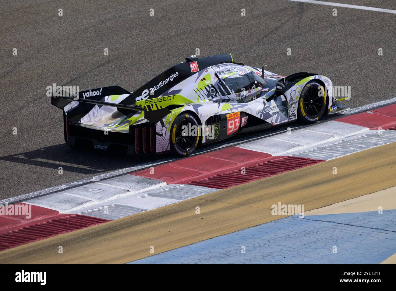 Sakhir, Bahrain. 1st Nov 2024. Peugeot Totalenergies No.93 Hypercar ...