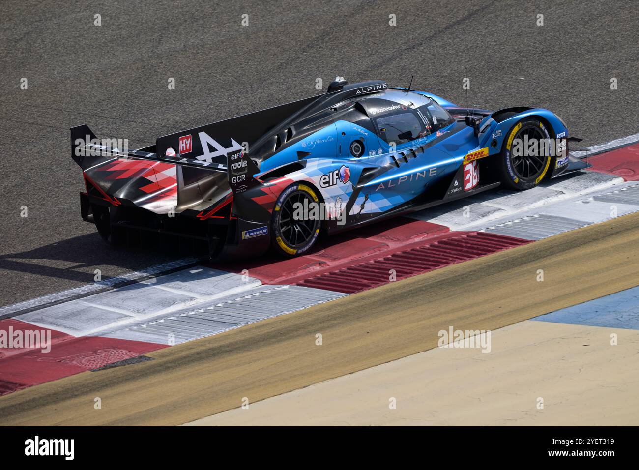 Sakhir, Bahrain. 1st Nov 2024. Apine Endurance Team No.36 Hypercar ...