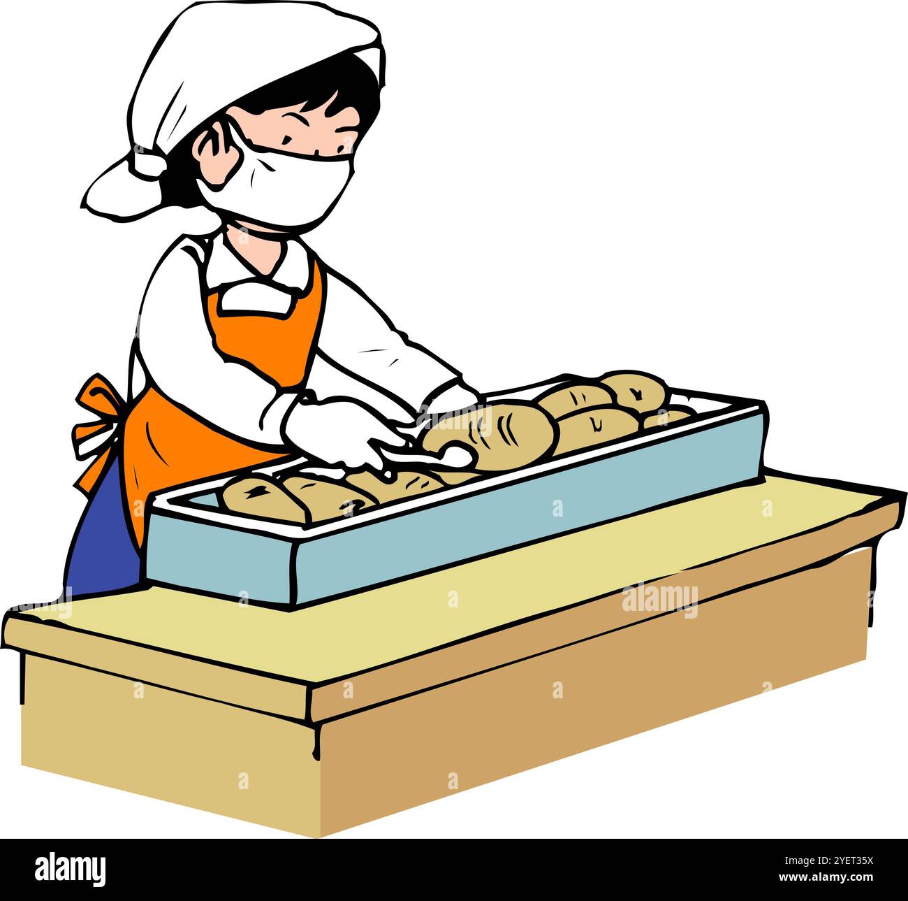 Preparing school lunch Stock Photo - Alamy