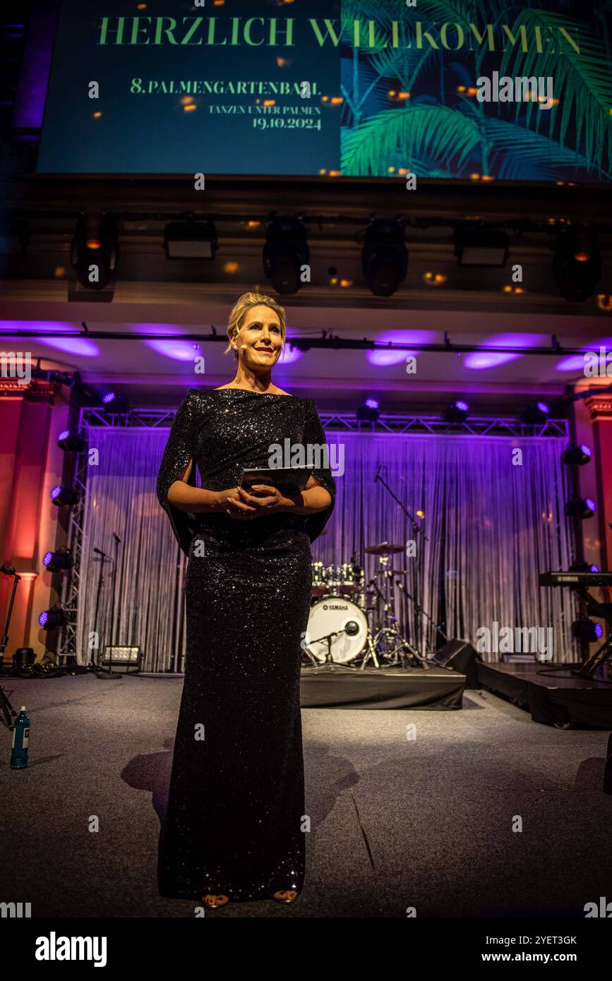 19.10.2024 xesx Frankfurt am Main, Palmengartenball Judith Rakers Moderatorin *** 19 10 2024 ...