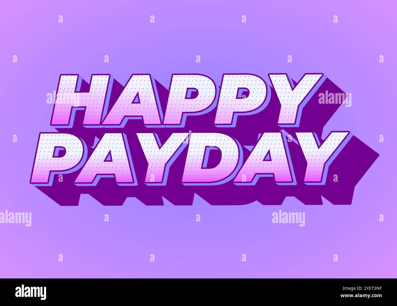 Happy payday text effect design for social media ads. 3D style Stock ...