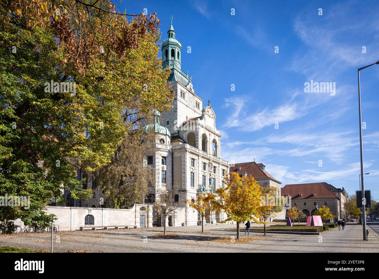 Munich, GERMANY - October 17, 2024: The museum of decorative arts "Bayerisches Nationalmuseum ...