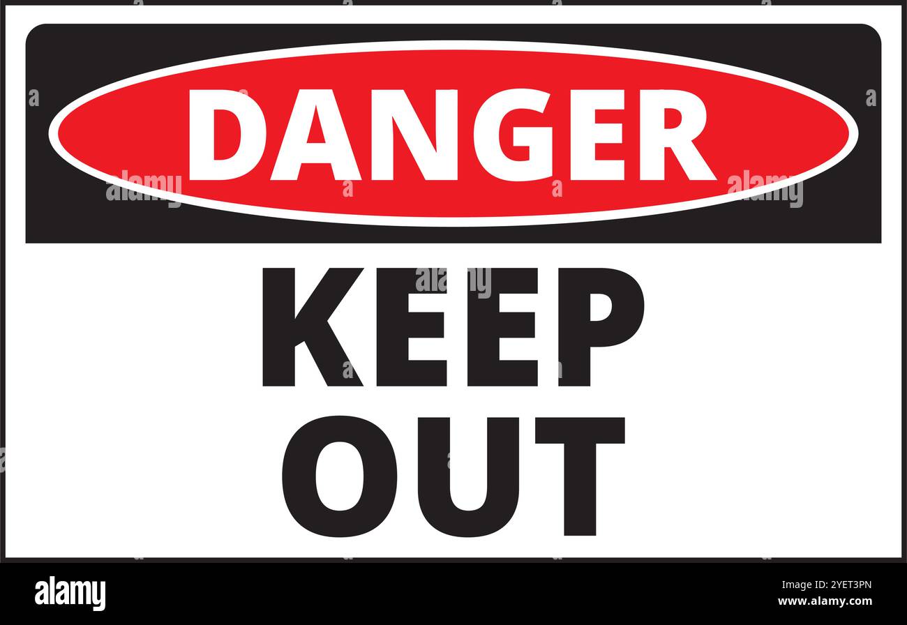 Keep out symbol Stock Vector Images - Alamy
