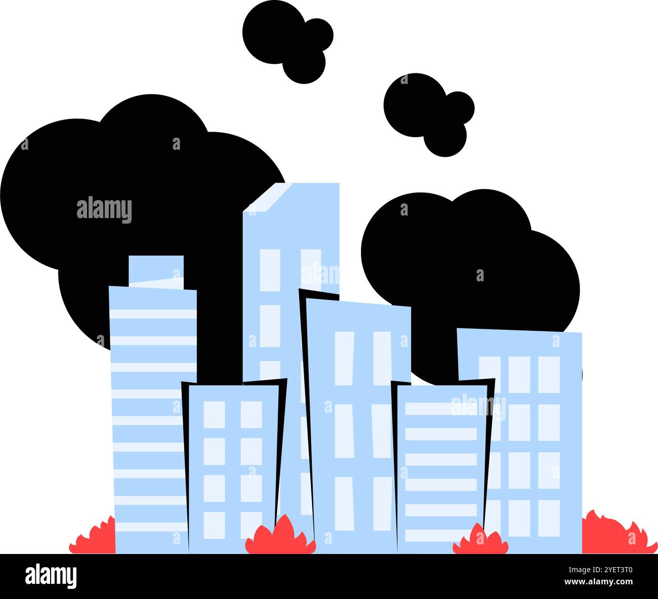 Buildings dense Stock Vector Images - Alamy