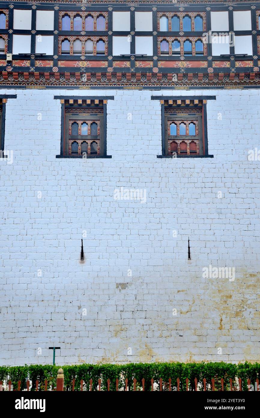 Partial view of the King's Palace also known as Dechencholing Palace ...