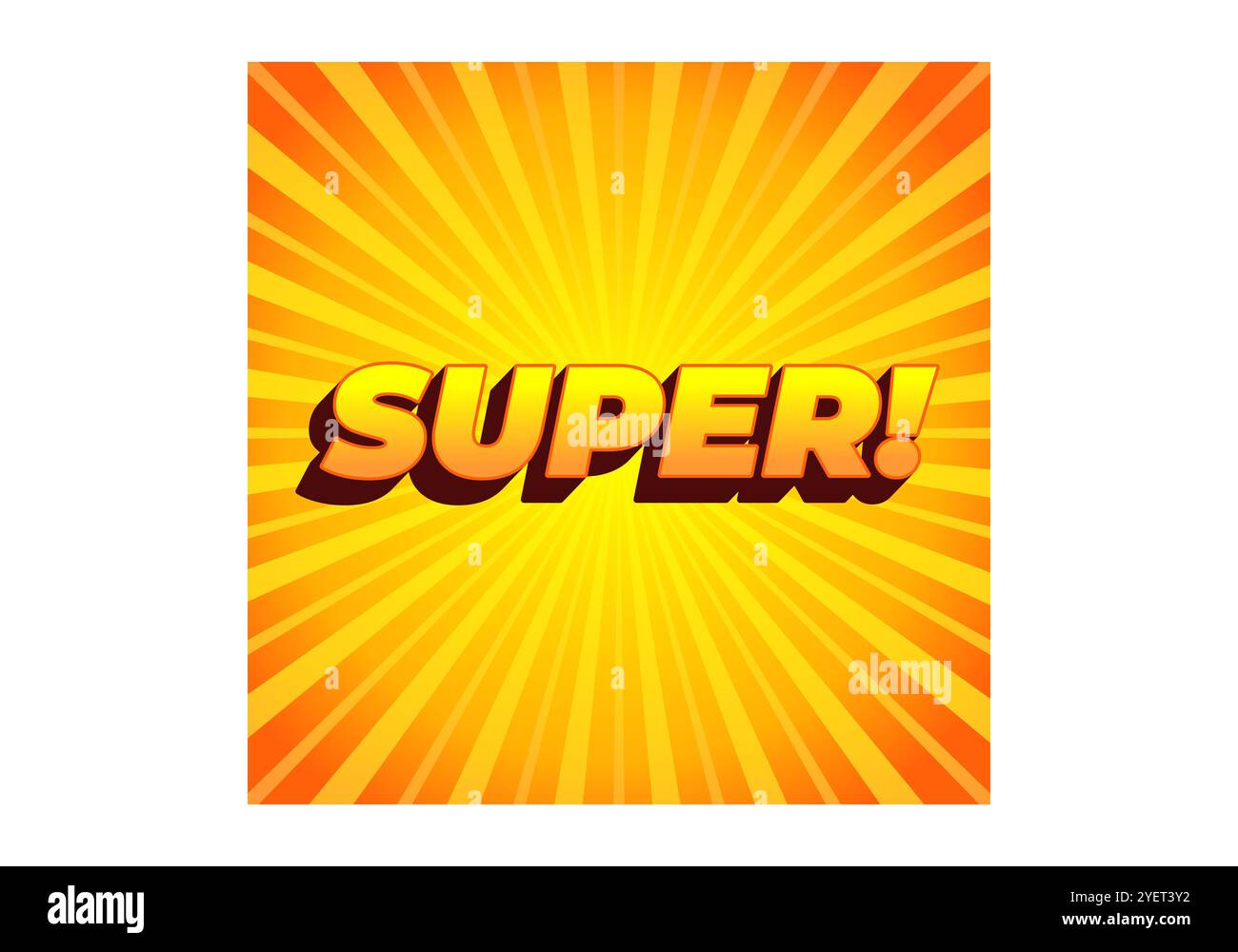 Super. Text effect design in colorful style with 3D look Stock Vector ...