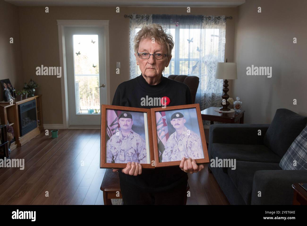 Oromocto, Canada. 31st Oct, 2024. National Silver Cross Mother Maureen ...