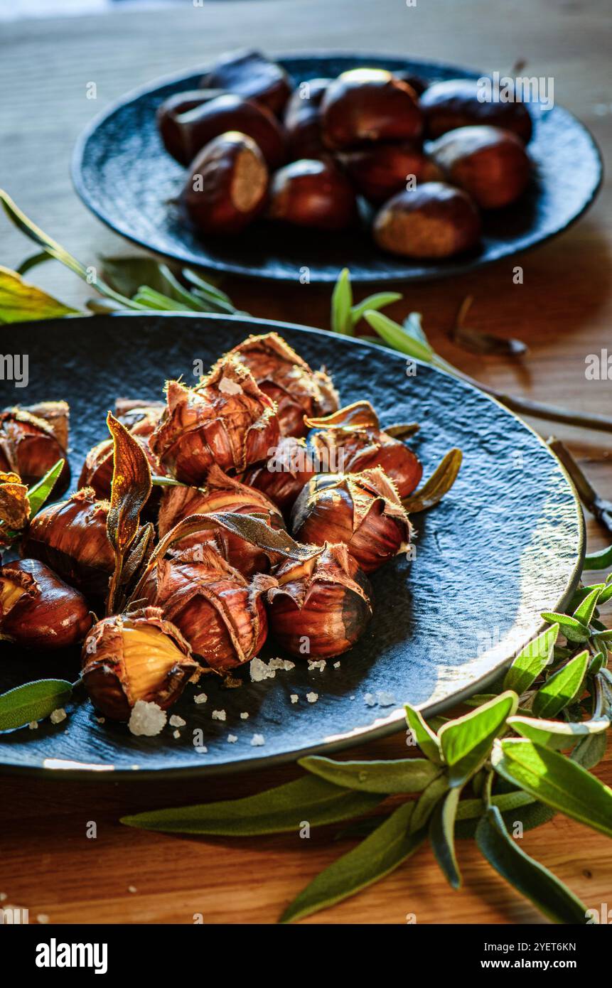 Roasted chestnuts roast chestnuts hi-res stock photography and images ...