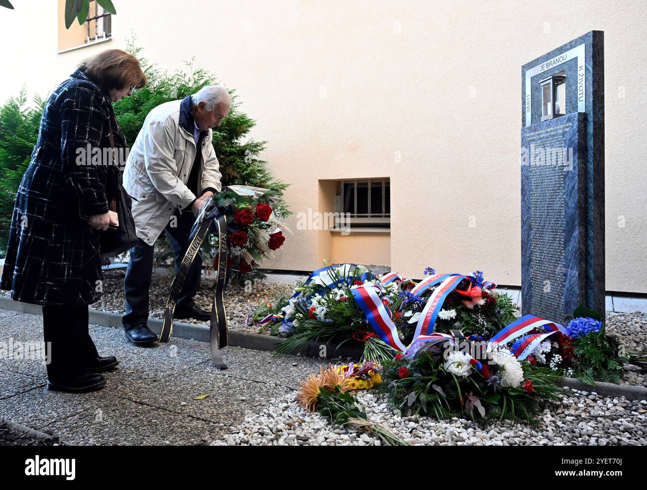 Prague, Czech Republic. 01st Nov, 2024. Commemorative act to honour ...