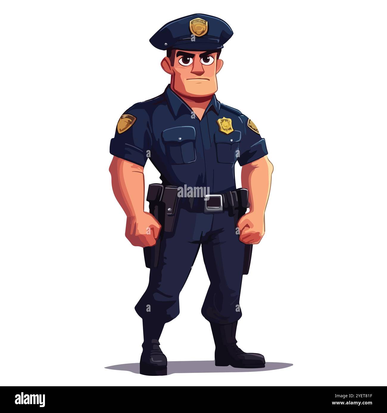 Police uniform graphic Stock Vector Images - Alamy