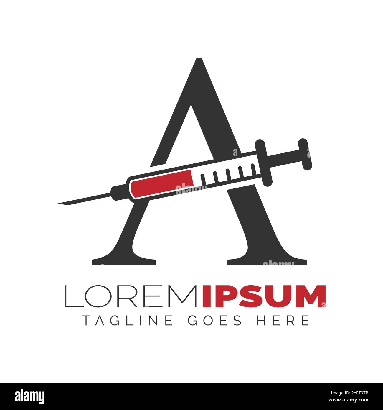 Injection at a hospital Stock Vector Images - Alamy