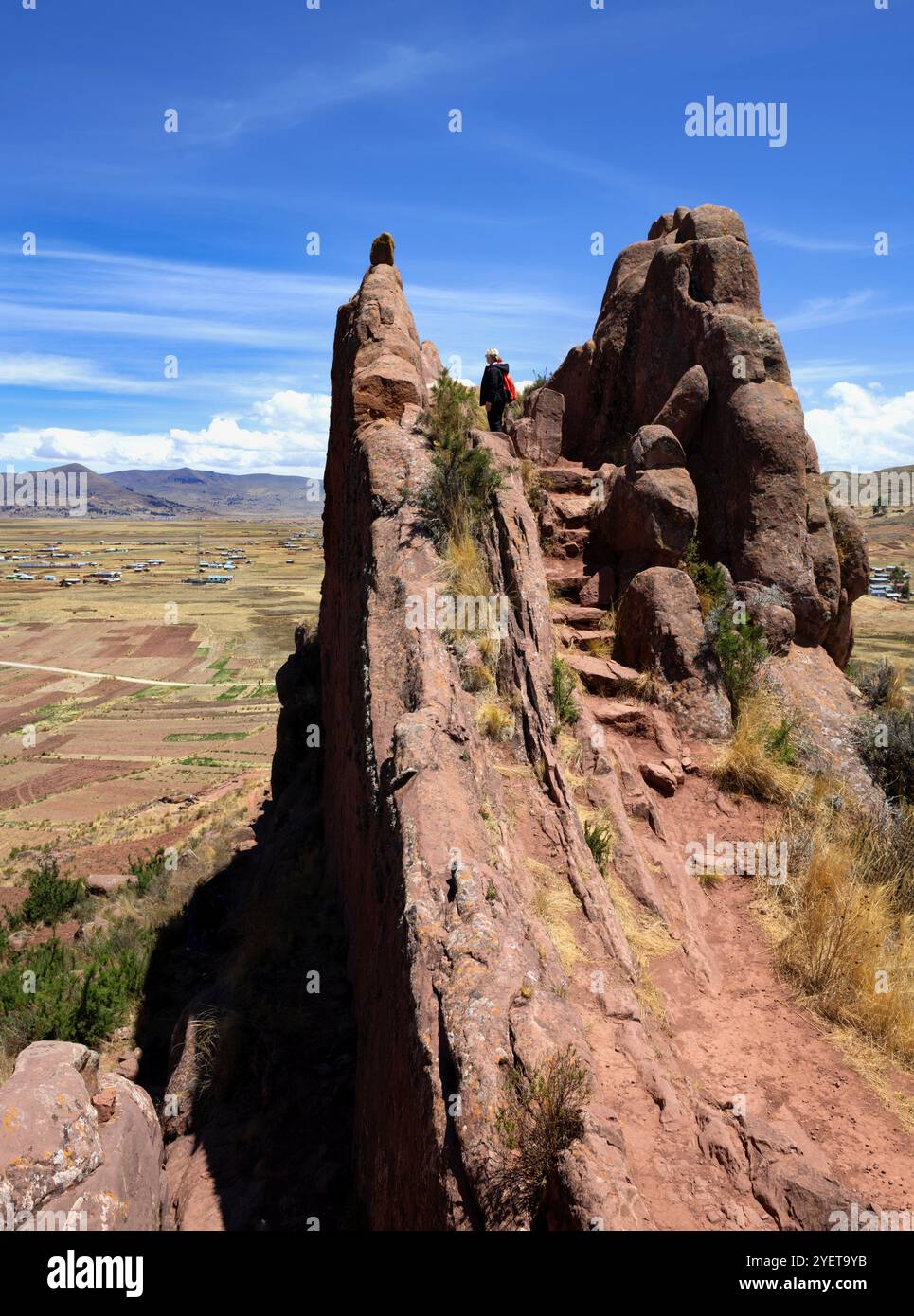 Archaeological site Aramu Muru in Peruvian Andes Stock Photo - Alamy