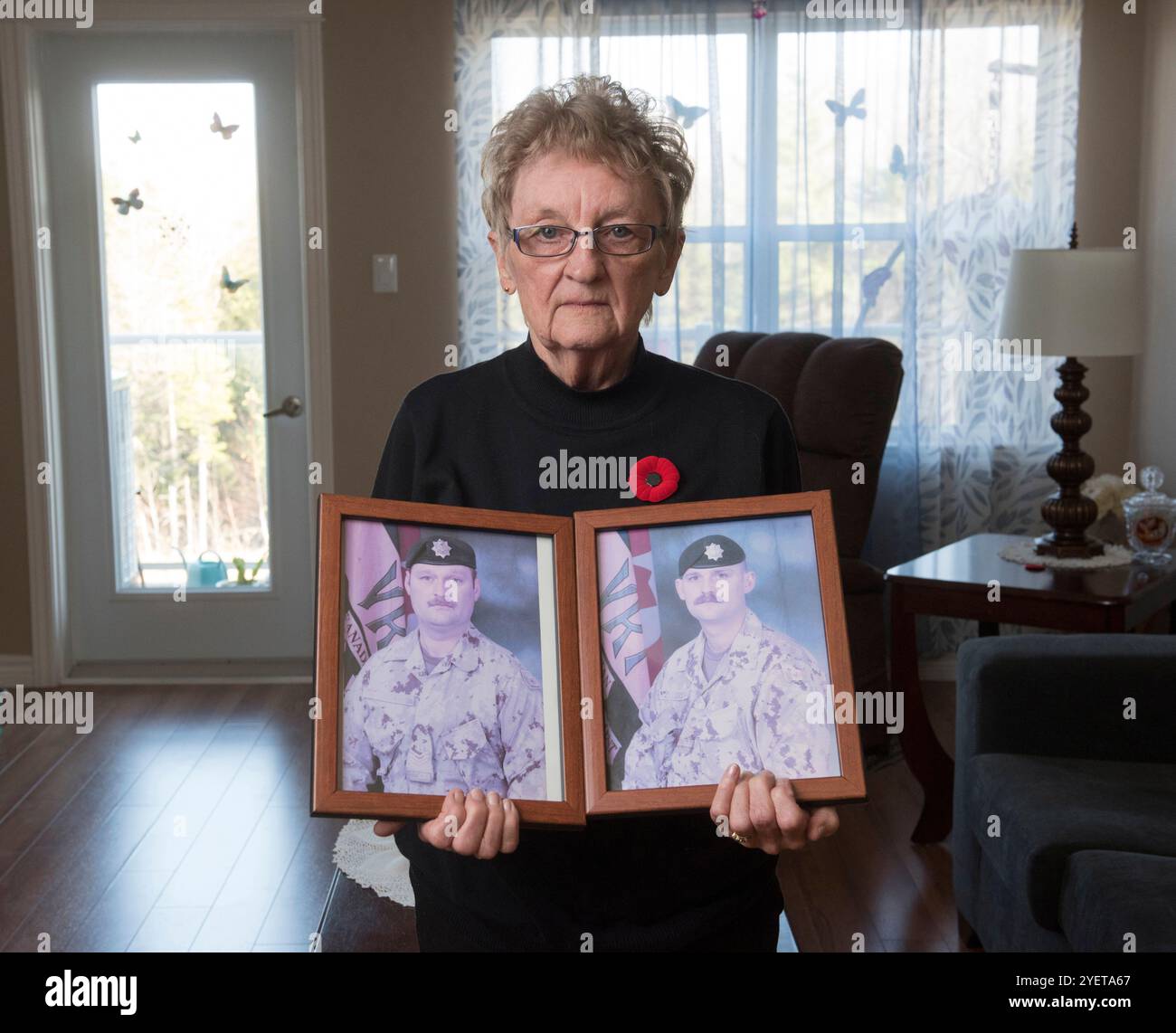 Oromocto, Canada. 31st Oct, 2024. National Silver Cross Mother Maureen ...