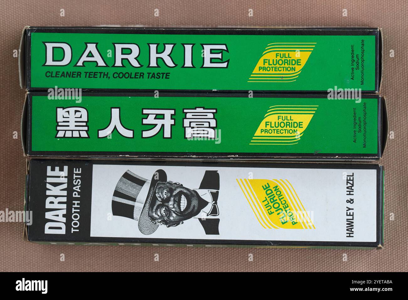 Photographs of Darkie Brand Toothpaste from 1980s Hong Kong Concept ...