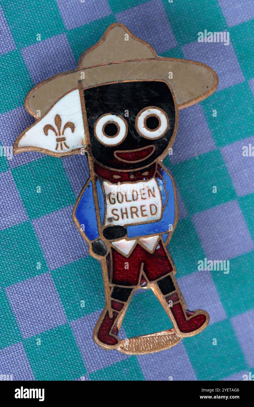 Photo of a Robertson's Golliwog enamel badge from 1960s UK Concept ...