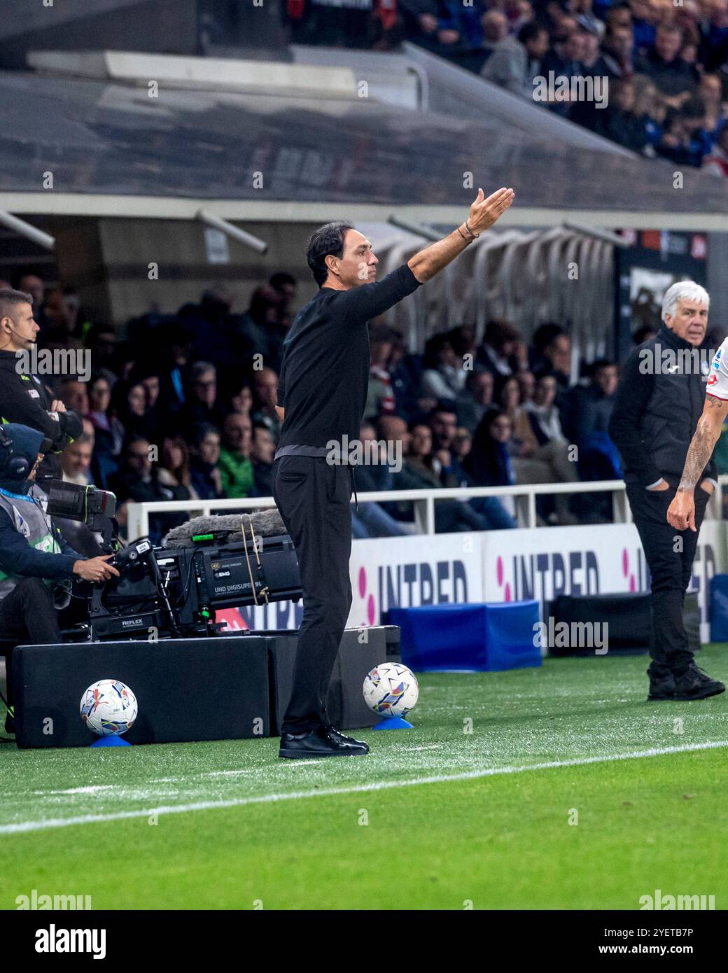 Alessandro Nesta in action during the Serie A match between Atalanta BC ...