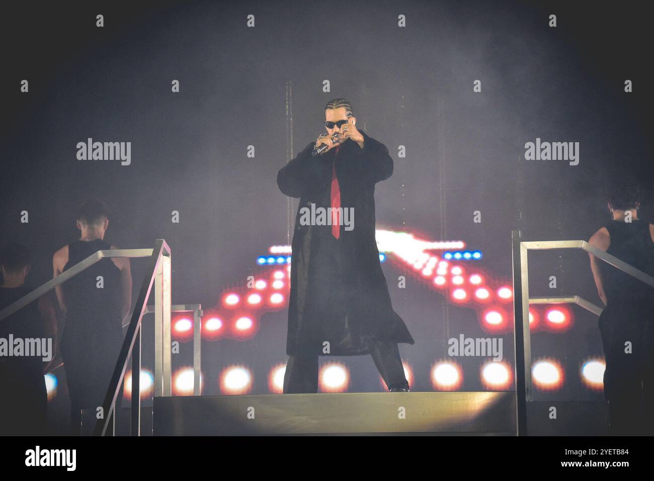 Italian singer Alessandro Mahmoud, better known by his stage name ...