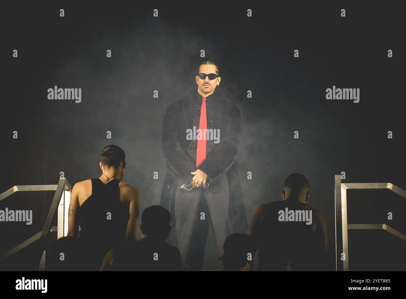 Italian singer Alessandro Mahmoud, better known by his stage name ...