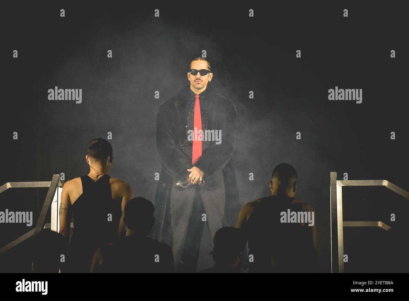 Italian singer Alessandro Mahmoud, better known by his stage name ...