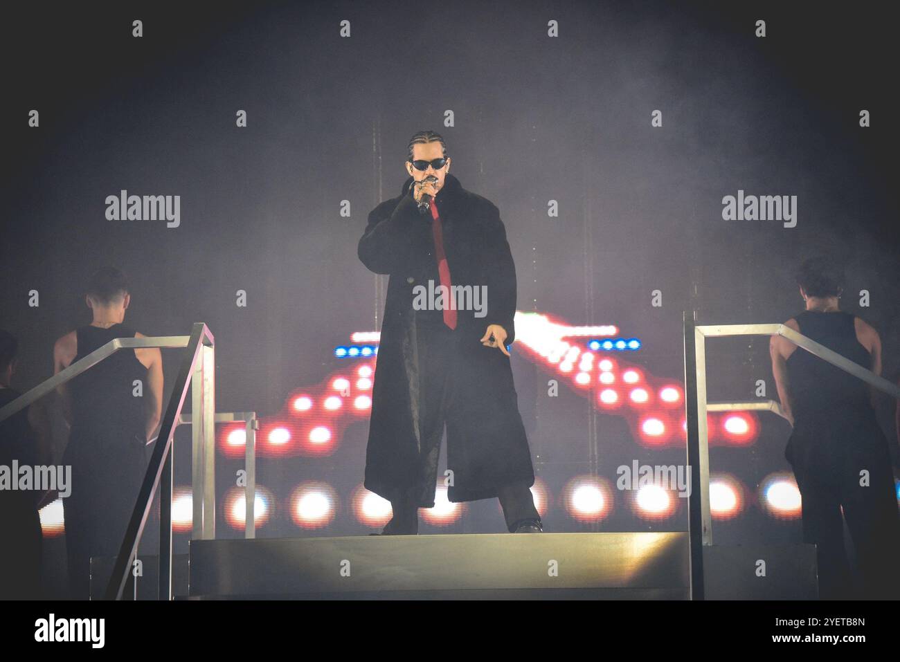 Italian singer Alessandro Mahmoud, better known by his stage name ...