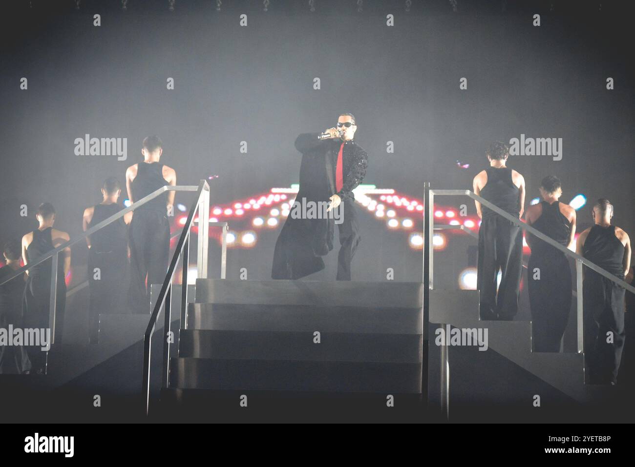 Italian singer Alessandro Mahmoud, better known by his stage name ...