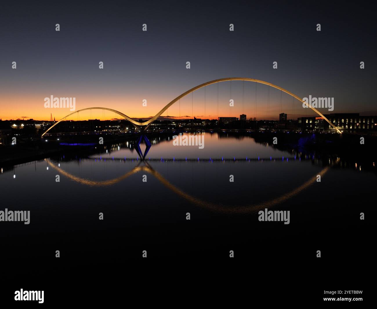 Infinity bridge reflection uk hi-res stock photography and images - Alamy
