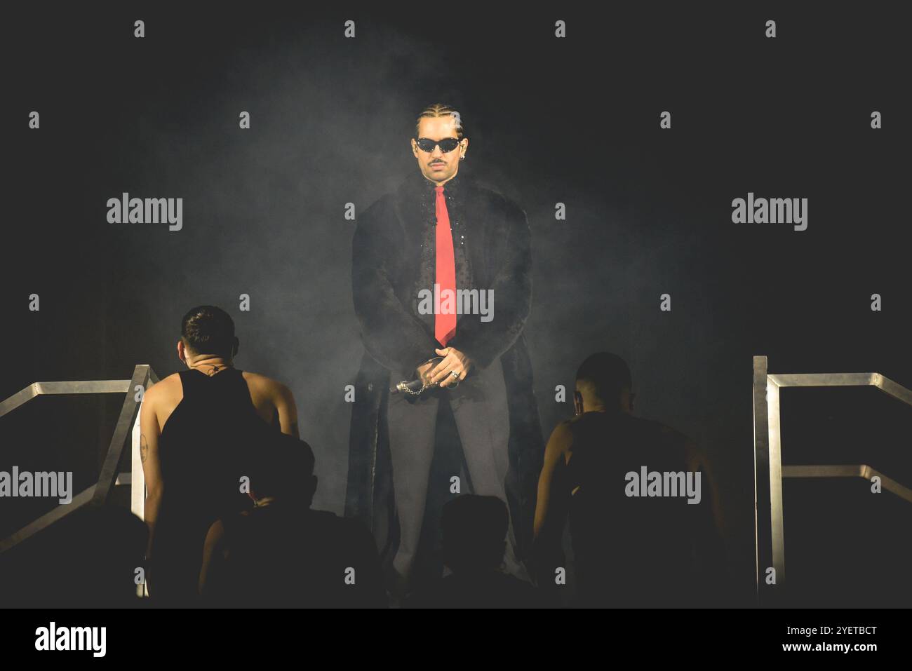 Italian singer Alessandro Mahmoud, better known by his stage name ...