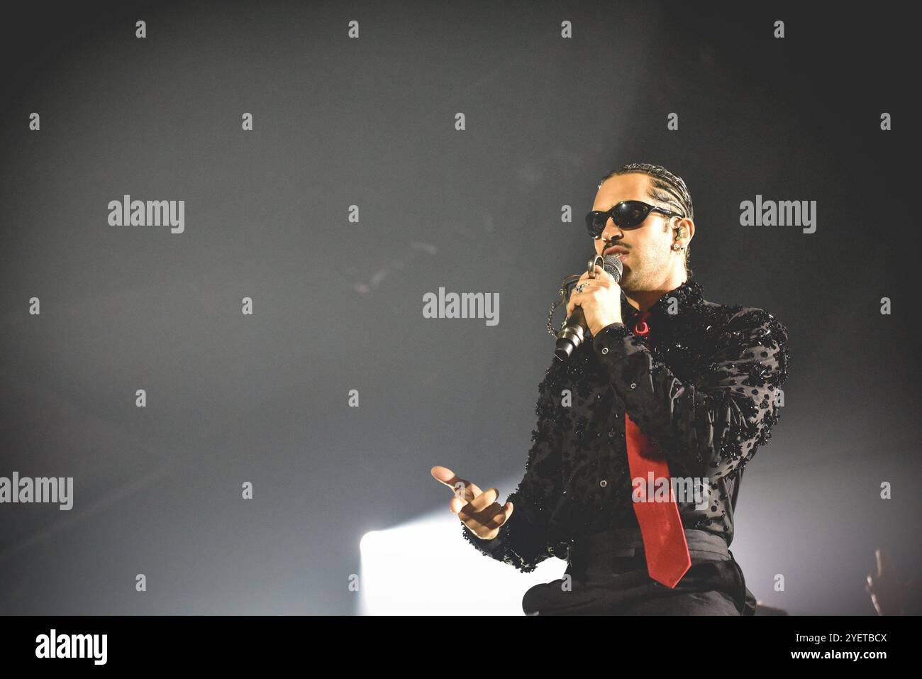 Italian singer Alessandro Mahmoud, better known by his stage name ...