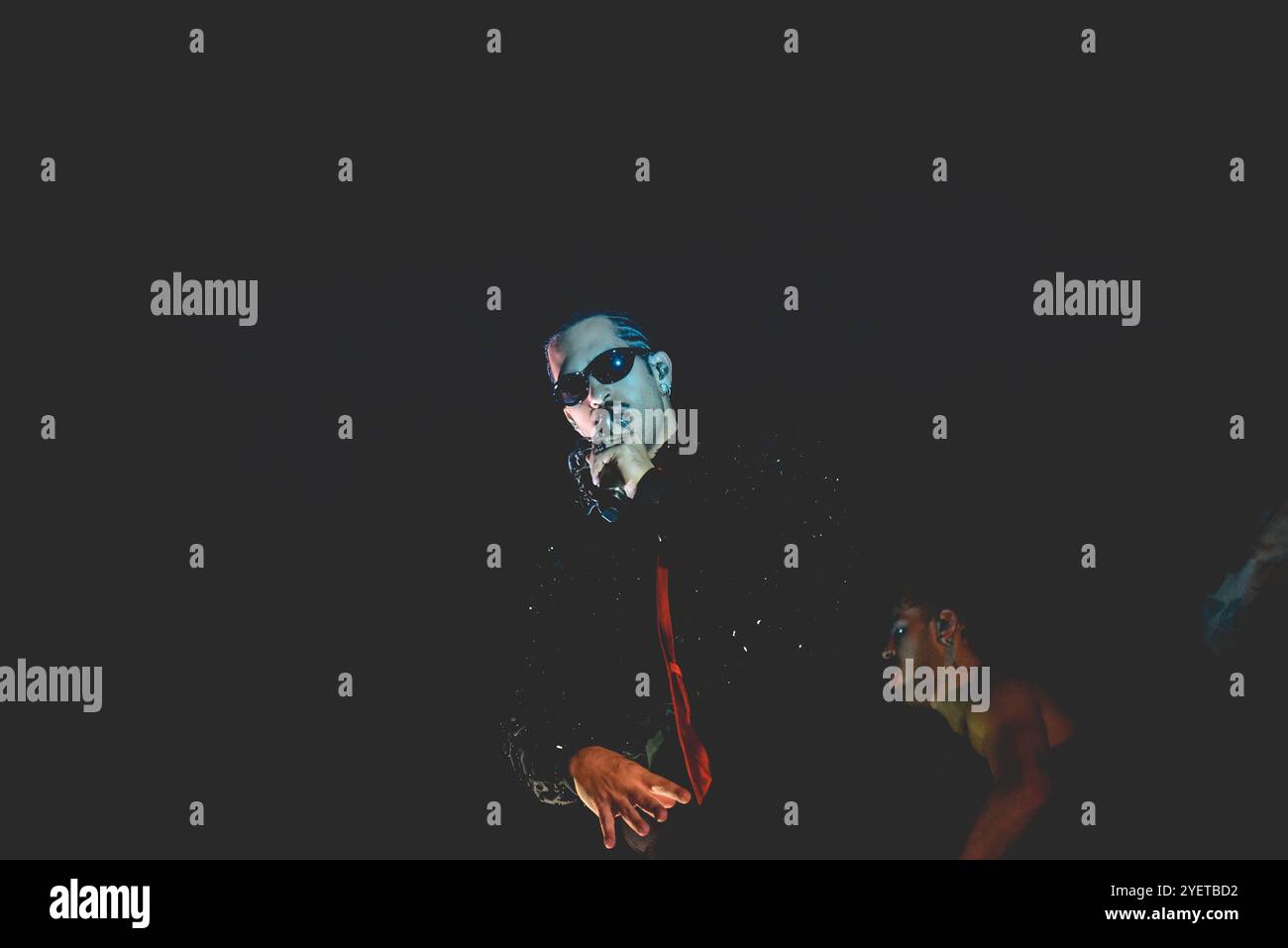 Italian singer Alessandro Mahmoud, better known by his stage name ...