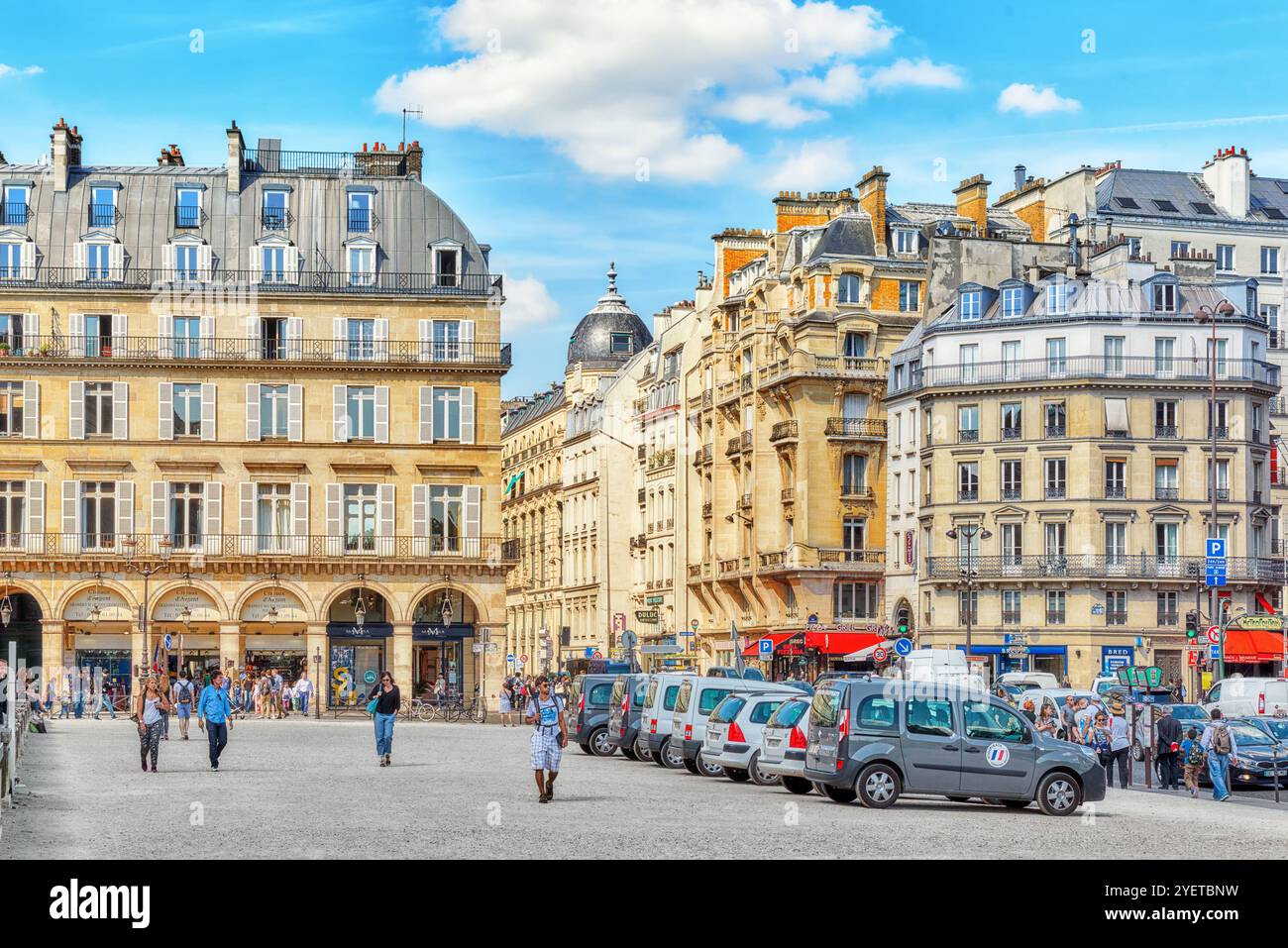 PARIS, FRANCE - JULY 06, 2016 : City views of one of the most beautiful ...