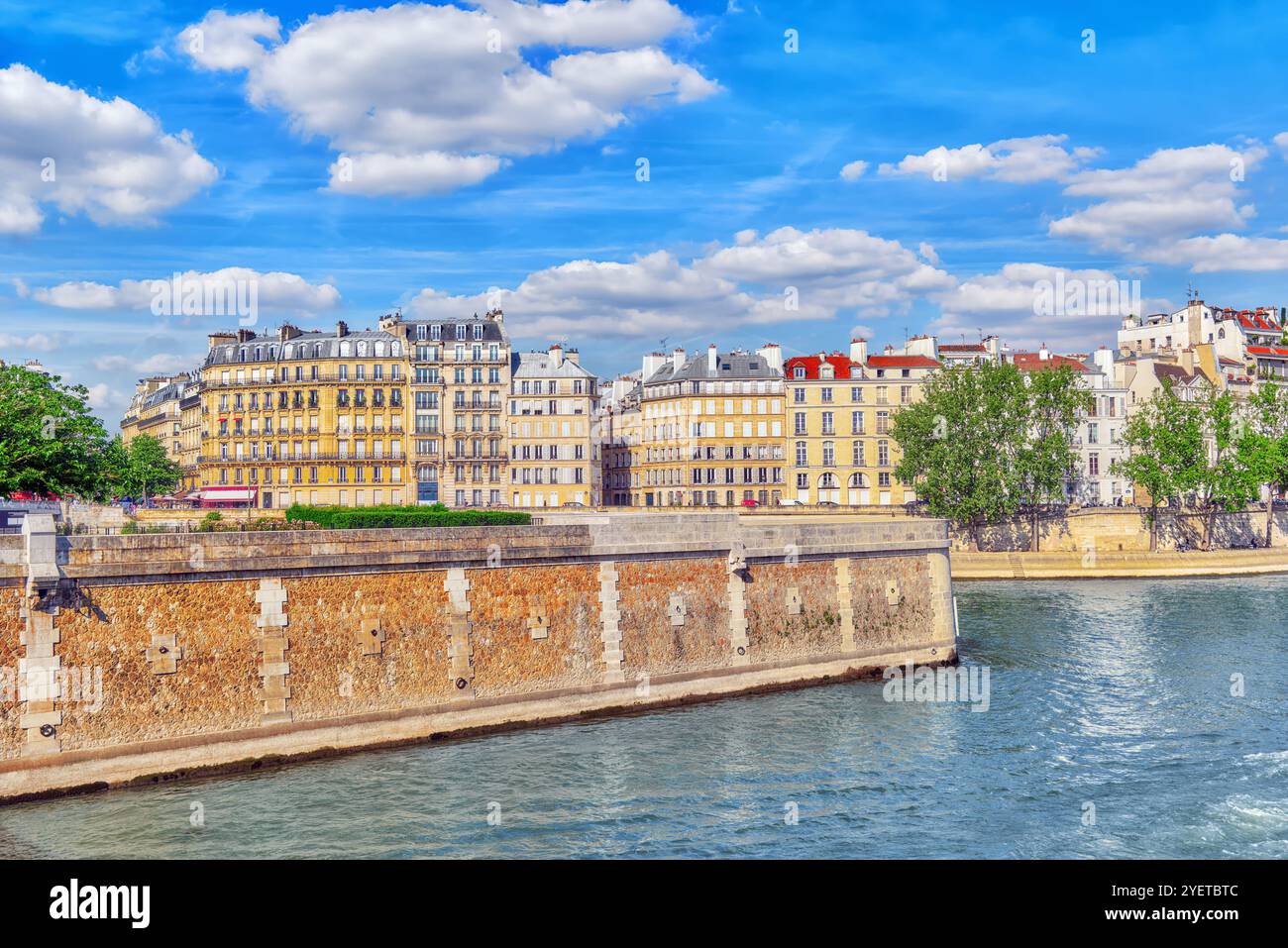 View of the River Seine and most beautiful cities in the world - Paris ...