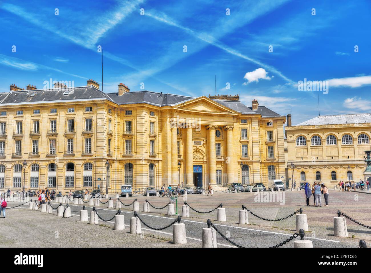 PARIS, FRANCE - JULY 08, 2016 : Pantheon-Sorbonne University , also ...