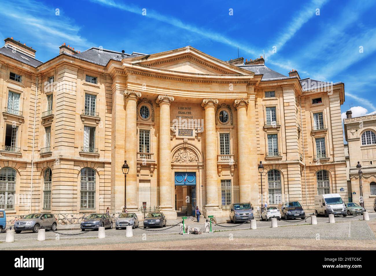 PARIS, FRANCE - JULY 08, 2016 : Pantheon-Sorbonne University , also ...