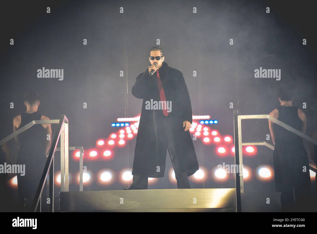 October 31, 2024, Napoli, Italy: Italian singer Alessandro Mahmoud ...