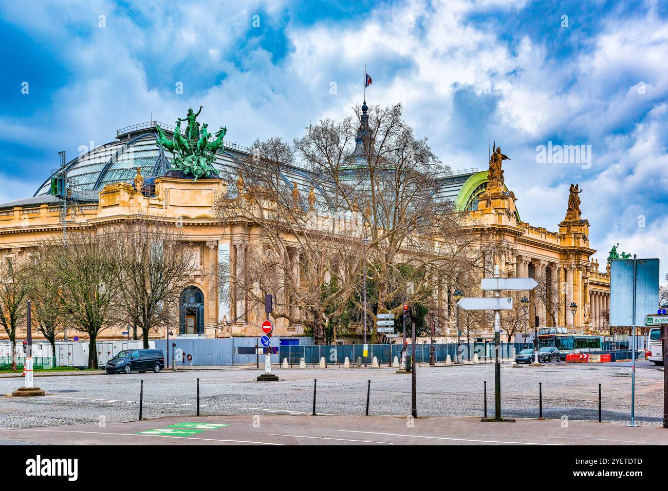 Grand Palace. Magnificent, gorgeous Paris in early spring Stock Photo ...