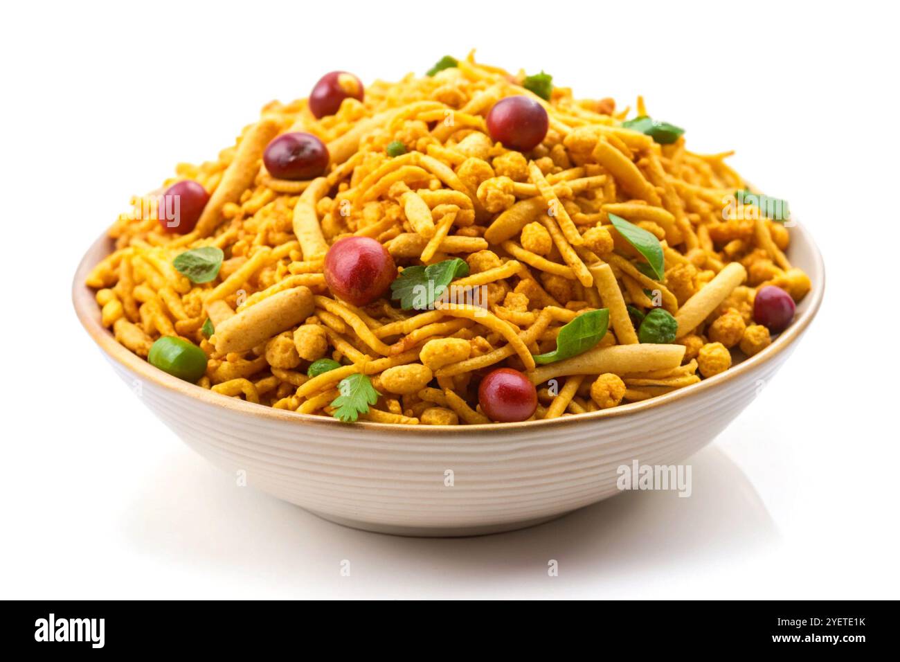 Bombay mix chanachur, isolated on white background Stock Photo - Alamy