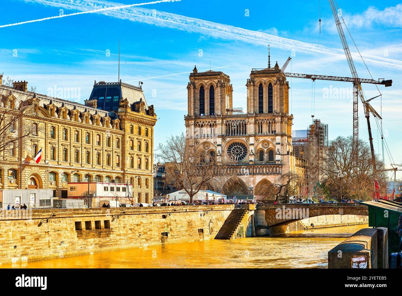 Paris,Prance-March 19,2024: Notre Dame de Paris. Magnificent, gorgeous ...