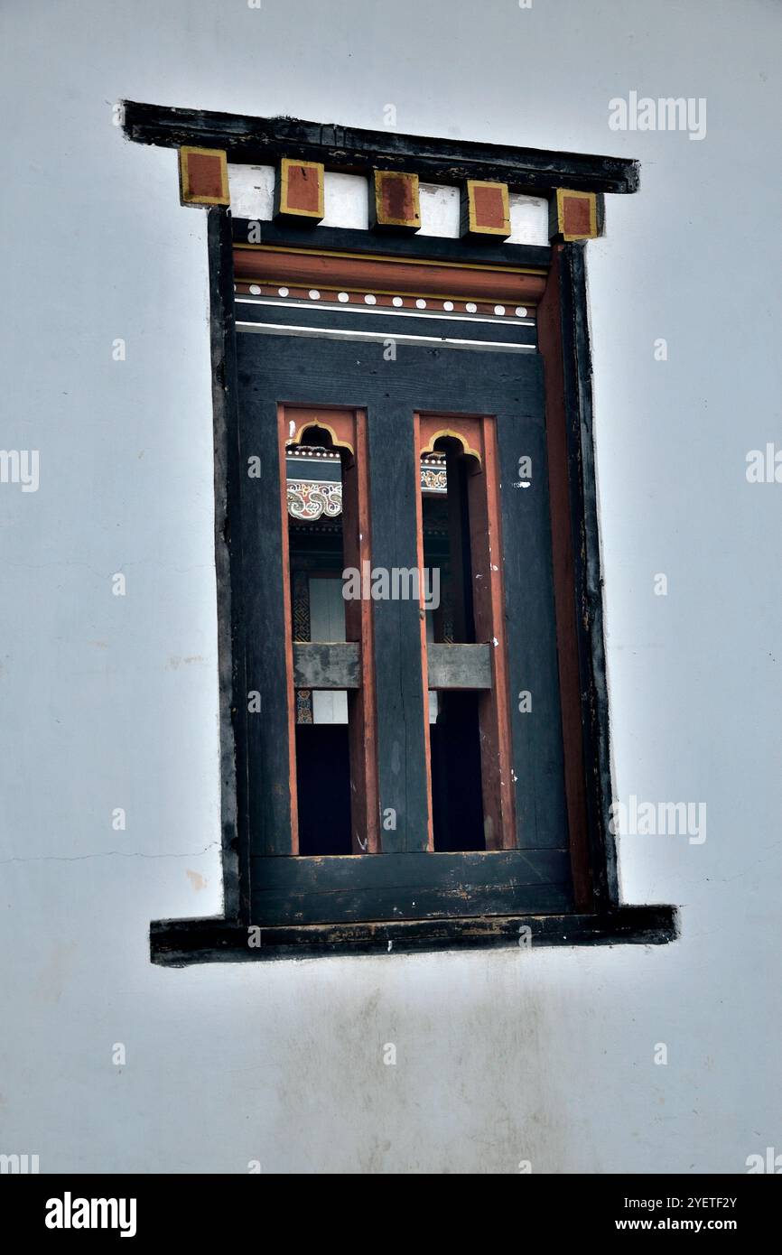 Partial view of the King's Palace also known as Dechencholing Palace ...