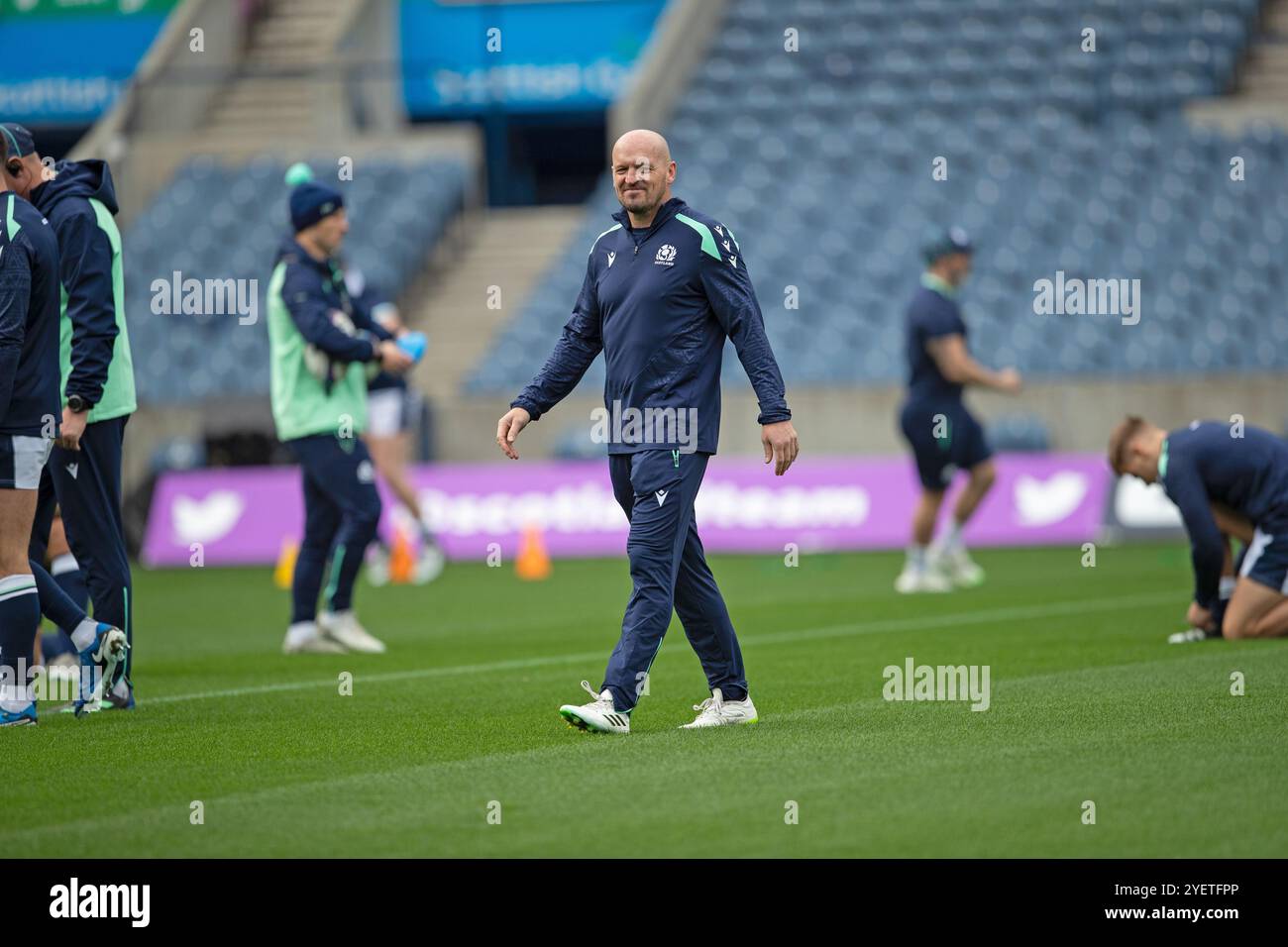 Scottish rugby coach gregor townsend hi-res stock photography and ...