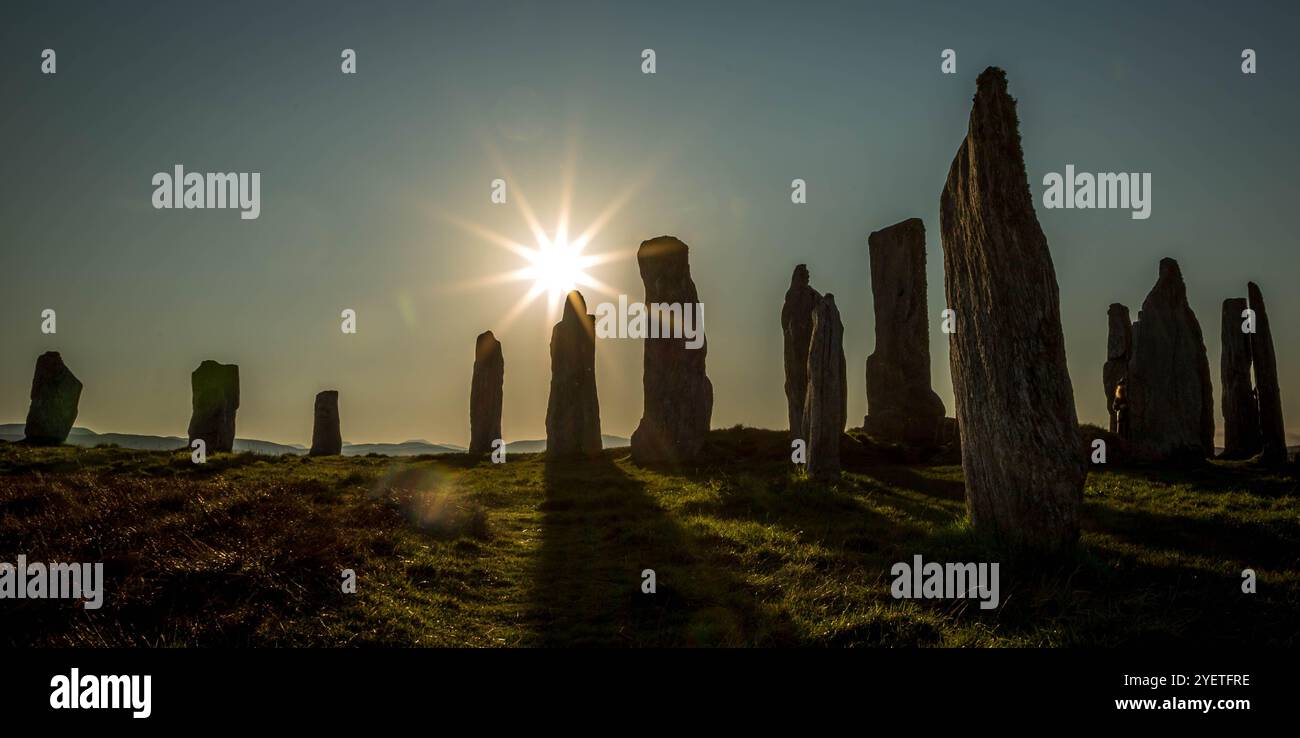 Standing Stones of Callanish, Lewis, Outer Hebrides, Scotland Stock ...