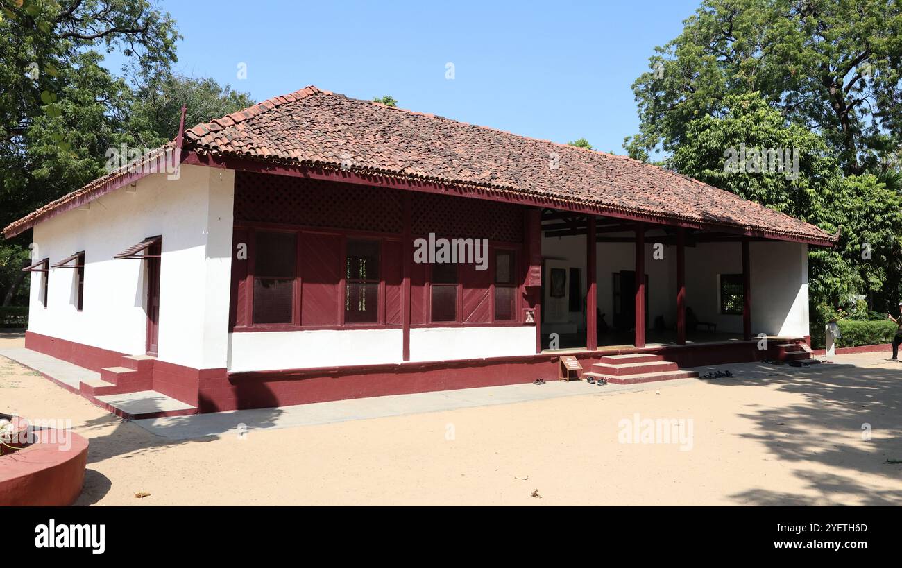 Sabarmati Ashram (Gandhi Ashram) in Ahmedabad, Gujarat, India Stock ...