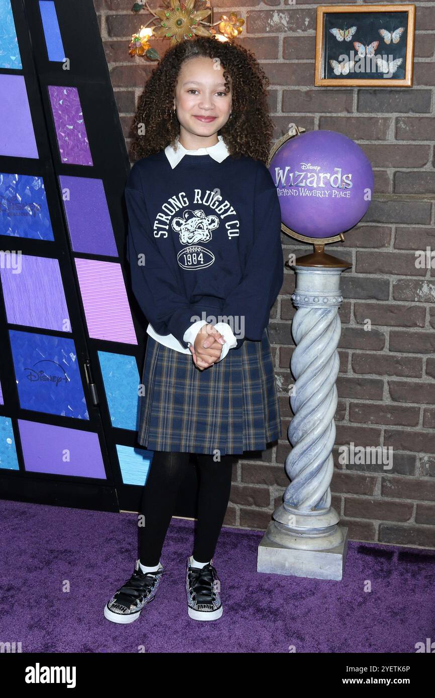 LOS ANGELES - OCT 28: Mykal-Michelle Harris at the Wizards Beyond Waverly Place Premiere Red ...