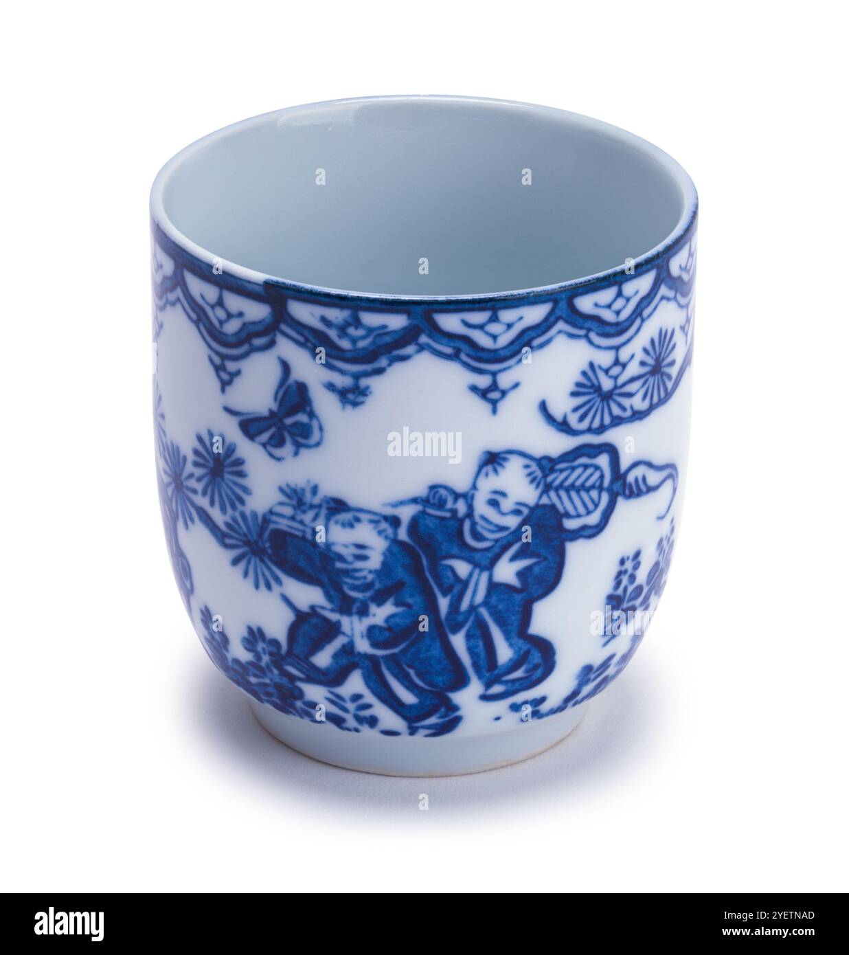 Japanese Tea Cup Cut Out on White Stock Photo - Alamy