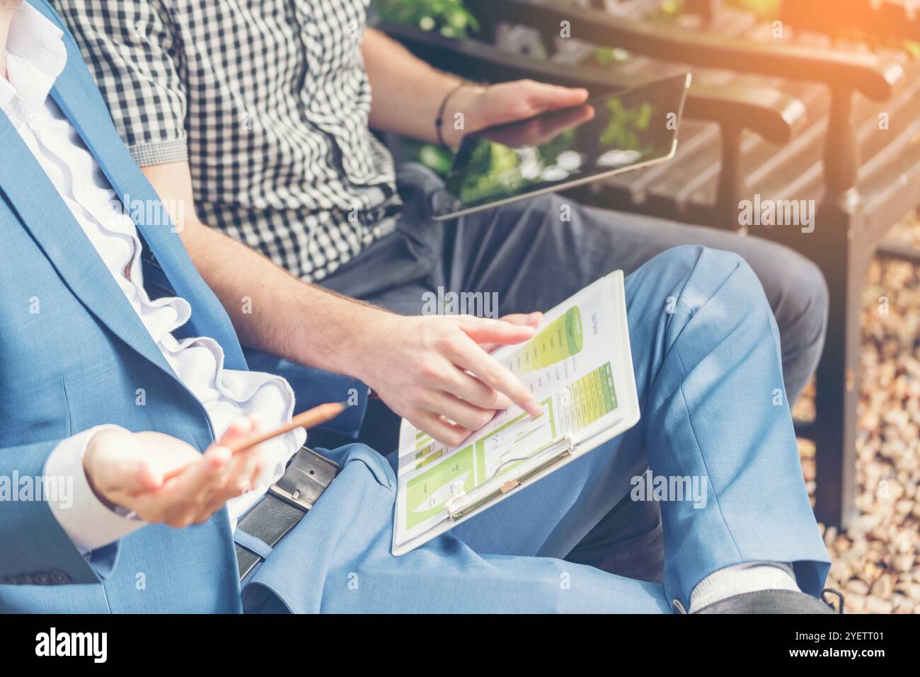 Business teamwork trust in partner. Collaboration team meeting in ...