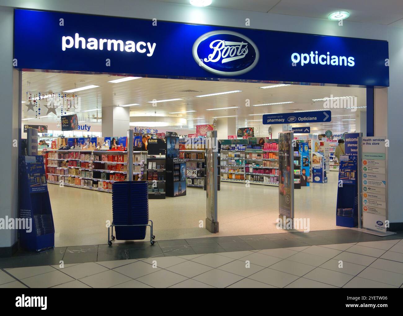Boots pharmacy in St. Enoch centre, Glasgow, Scotland Stock Photo - Alamy