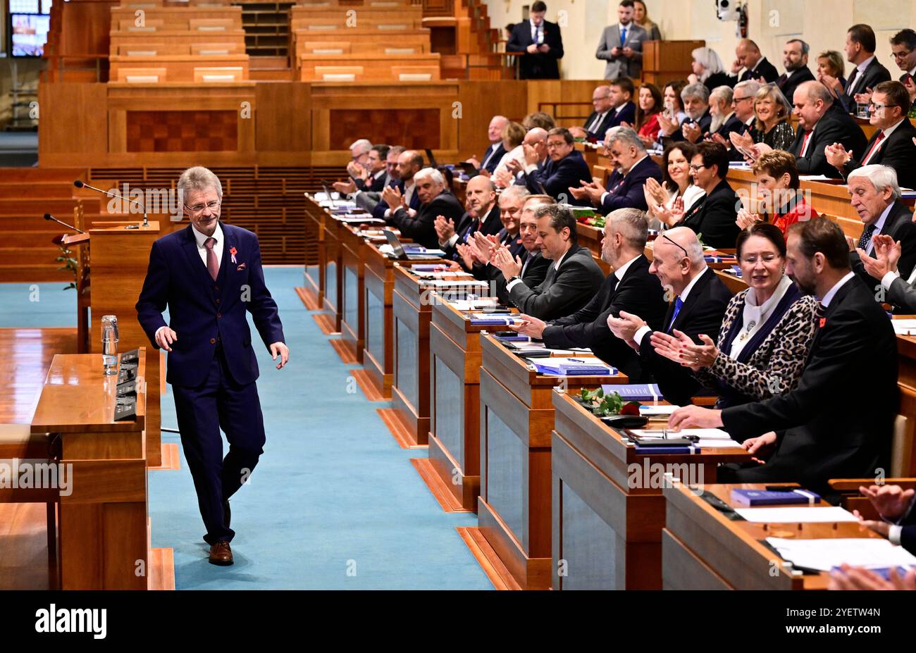 Milos Vystrcil (Civic Democrats, ODS), 64, was re-elected as Speaker of ...