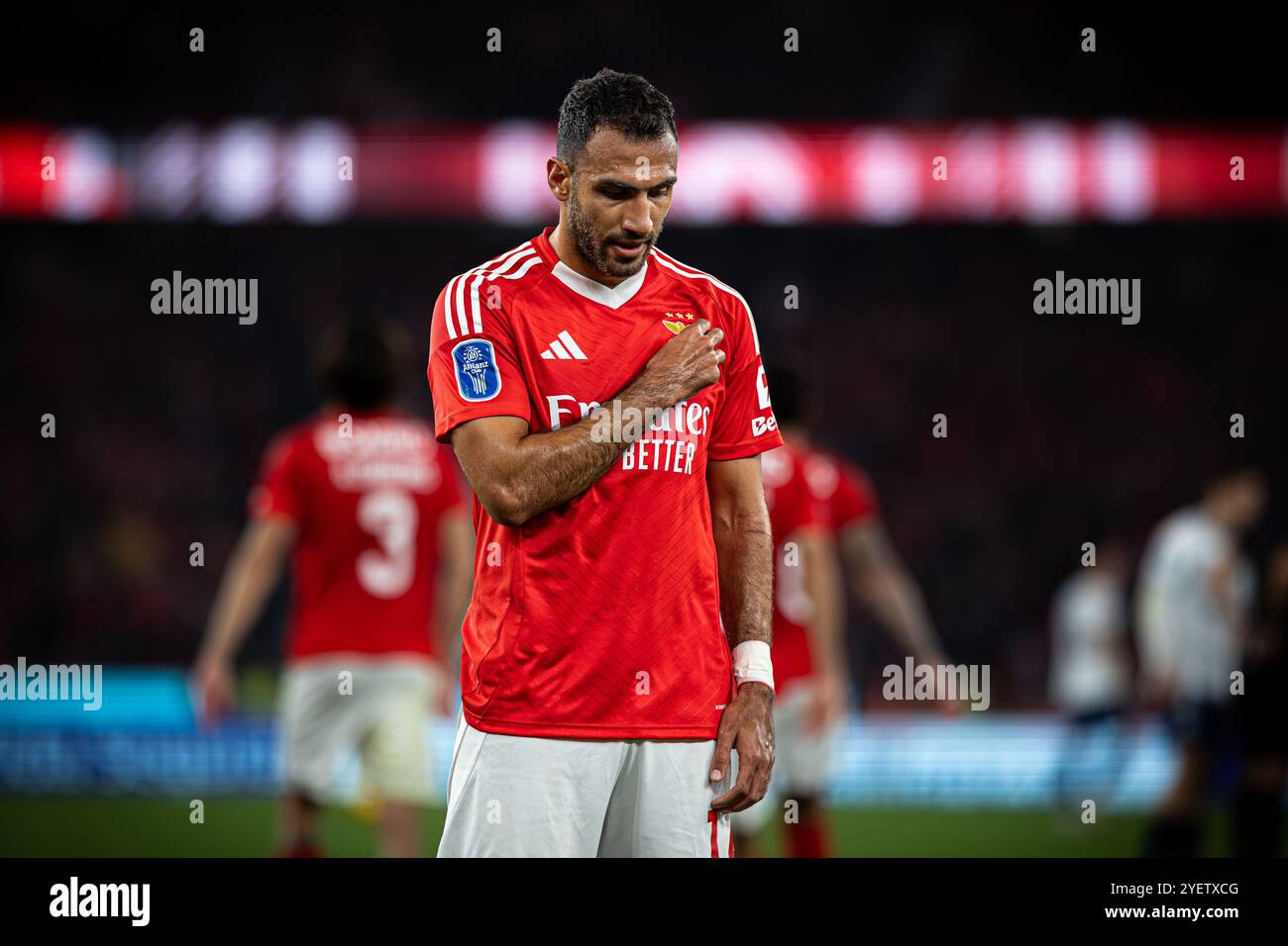 Vangelis Pavlidis of SL Benfica celebrates after scoring a goal during ...