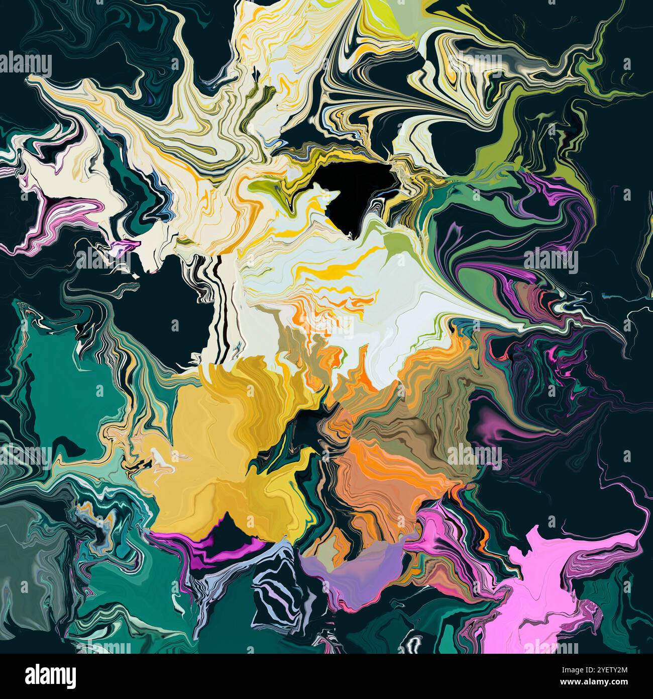 Mixture of colorful swirls hi-res stock photography and images - Alamy